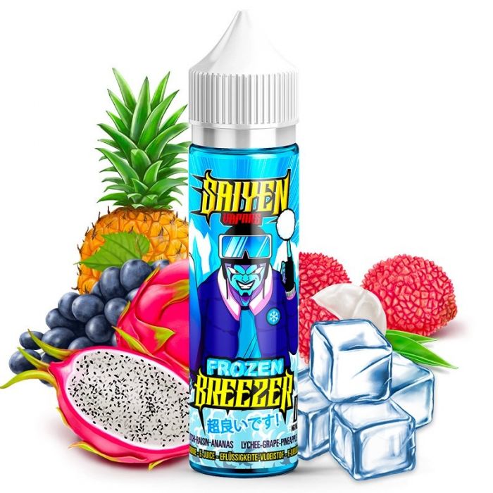 Frozen Breezer Saiyen Vapors 50ml Fruit du dragon / litchi / raisin ...